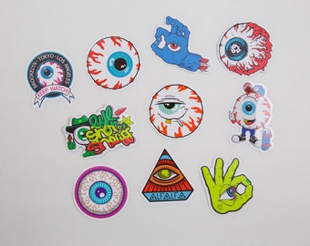 Creepy stickers | Etsy
