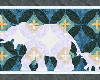 Elephant quilt | Etsy