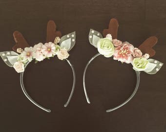 Deer Ears with Headband-Reindeer headband Halloween