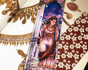 Persephone Kore goddess Pagan lilies fine art print