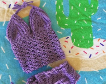 Crochet tankini | Etsy