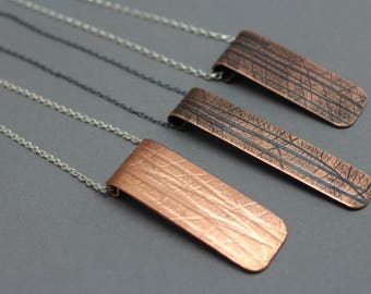 Copper pendant | Etsy