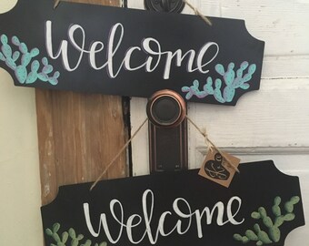 Welcome chalkboard | Etsy