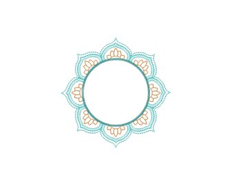 Mandala embroidery | Etsy