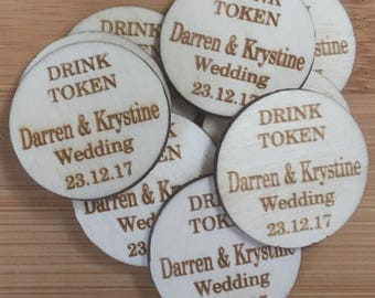 Drink tokens | Etsy