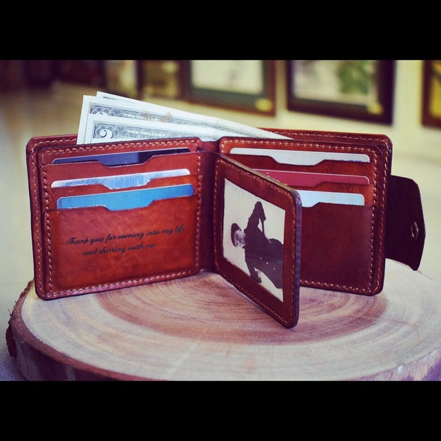 Leather handmade items with personalization. by Unik4art on Etsy