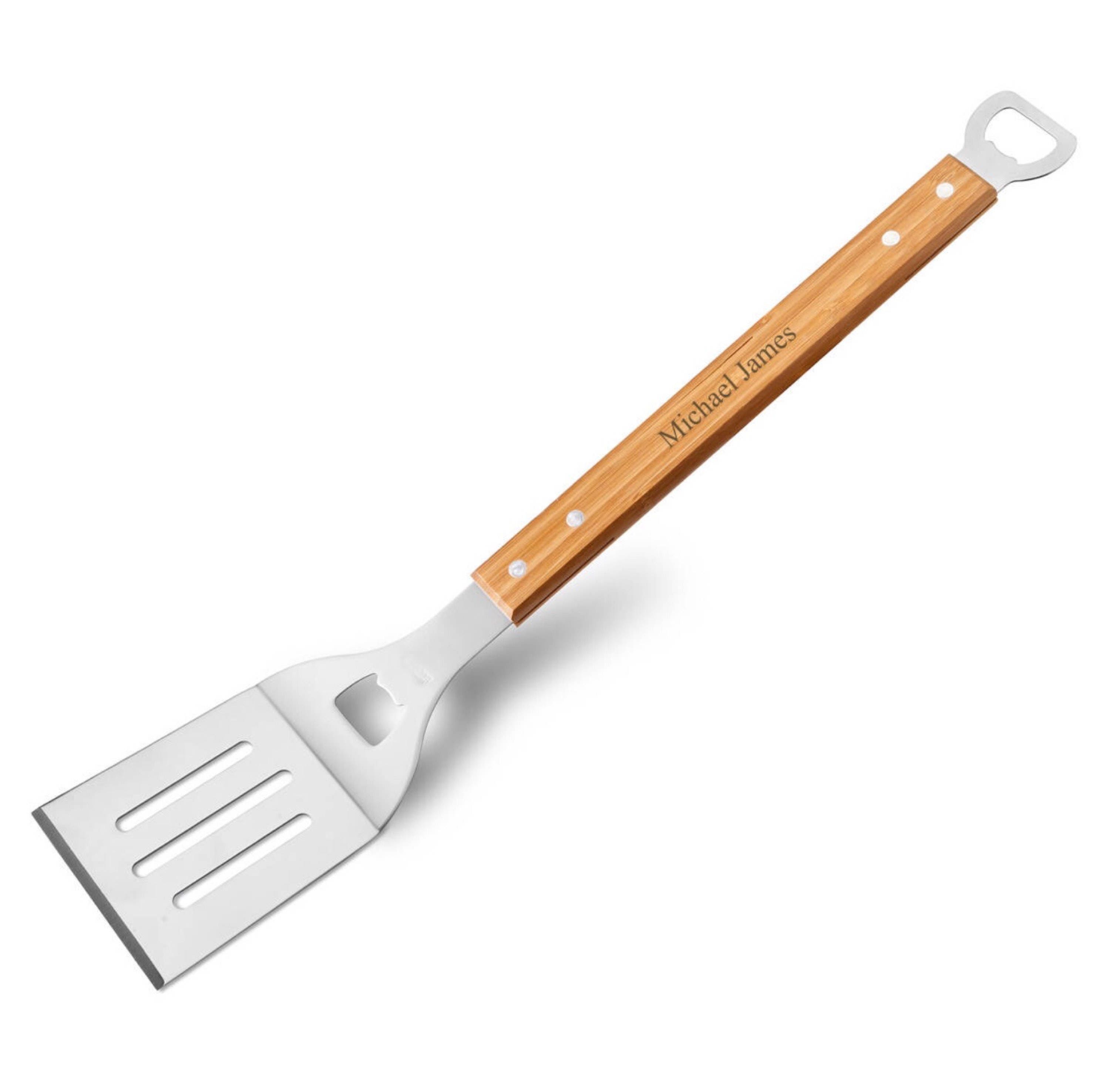 Personalized Bbq Spatula With Bottle Opener Grilling Tools