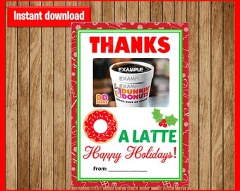 Dunkin donuts tag | Etsy