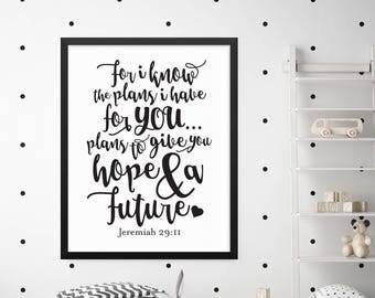 Bible verse wall art | Etsy