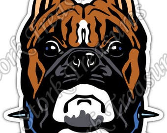 Boxer sticker | Etsy