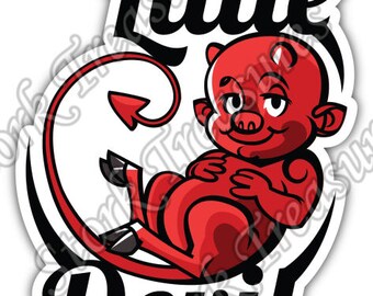 Devil sticker | Etsy