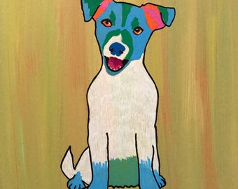 Mer Pug print mermaid ocean dog humor artwork beach art