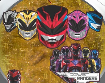 Power rangers decal | Etsy