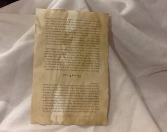 Coffee stained paper | Etsy