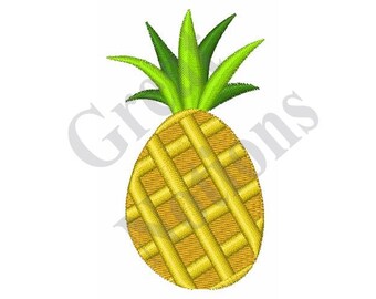 Pineapple embroidery | Etsy