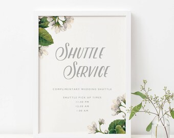 Shuttle service sign | Etsy