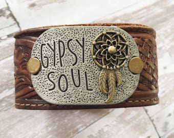 Gypsy leather | Etsy