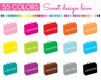 Lunch Box Clipart Instant Download Soft Cloth Lunch Box