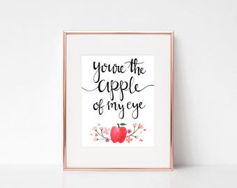 Apple of my eye | Etsy