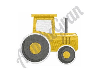 Tractor embroidery | Etsy