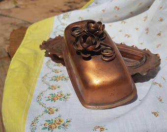 Copper butter dish | Etsy