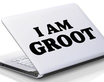 Groot laptop sticker | Etsy