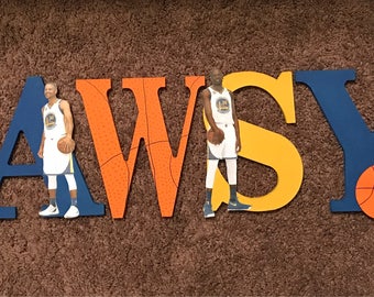 Basketball letters | Etsy