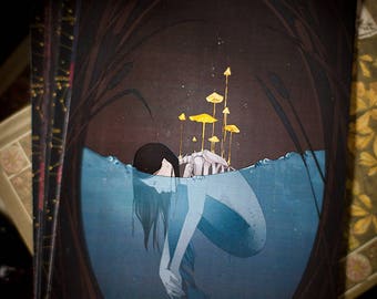 Rusalka Mermaid Mythology water nymph Slavic folklore 8x10