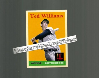 Ted williams | Etsy