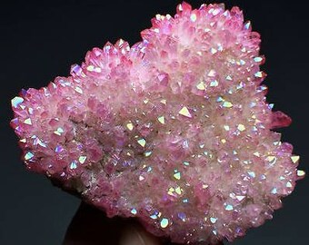 Pink aura quartz | Etsy
