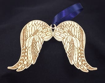 Ribbon with wings | Etsy