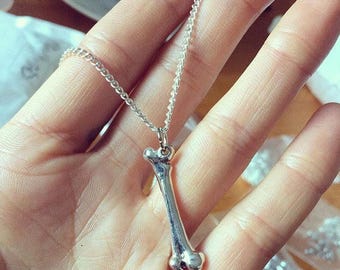 femur bone keychain