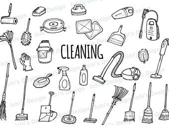 Mouse and Motorcycle Clip Art Set Instant Download