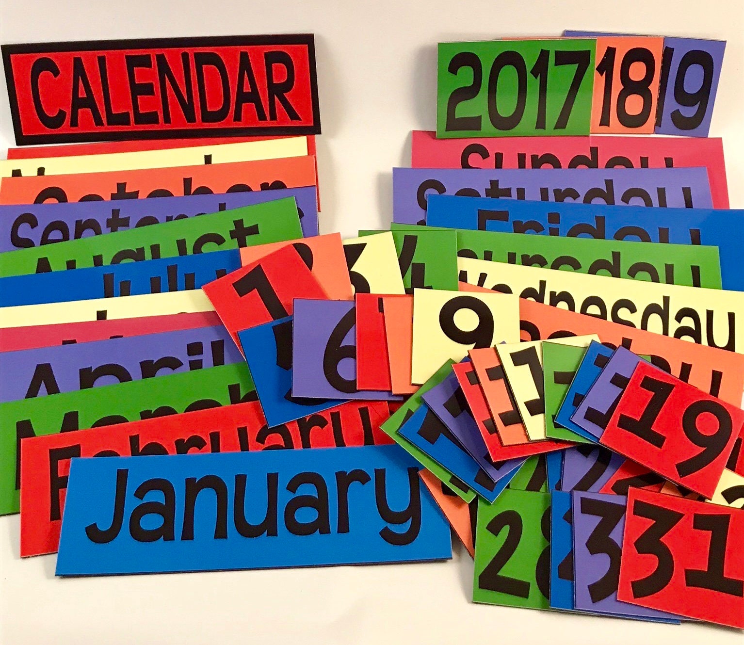 Large Full Calendar Set MAGNETS Great for Teachers and