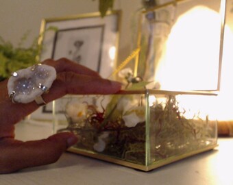 Geode ring box | Etsy