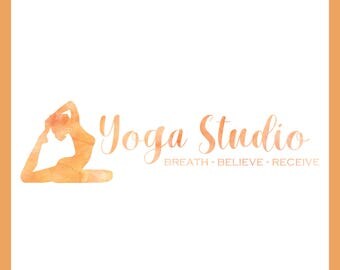 Yoga logo | Etsy