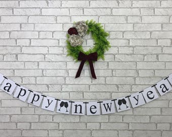 Happy new year sign | Etsy