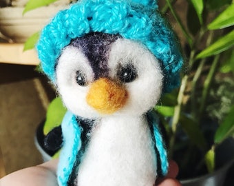 Needle Felting Tutorial DIY Winter Penguin Needle Felted