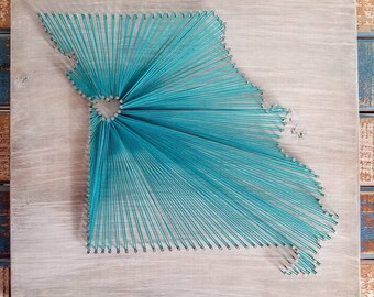 Kansas string art | Etsy