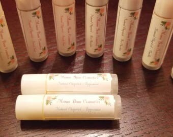 Peppermint Lip Balm Natural Chapstick Lip Balms Shea butter