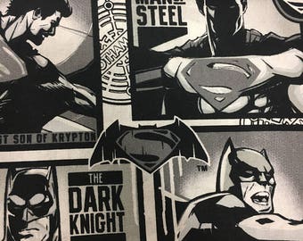 Dc comic fabric | Etsy