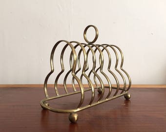 Gold letter holder | Etsy