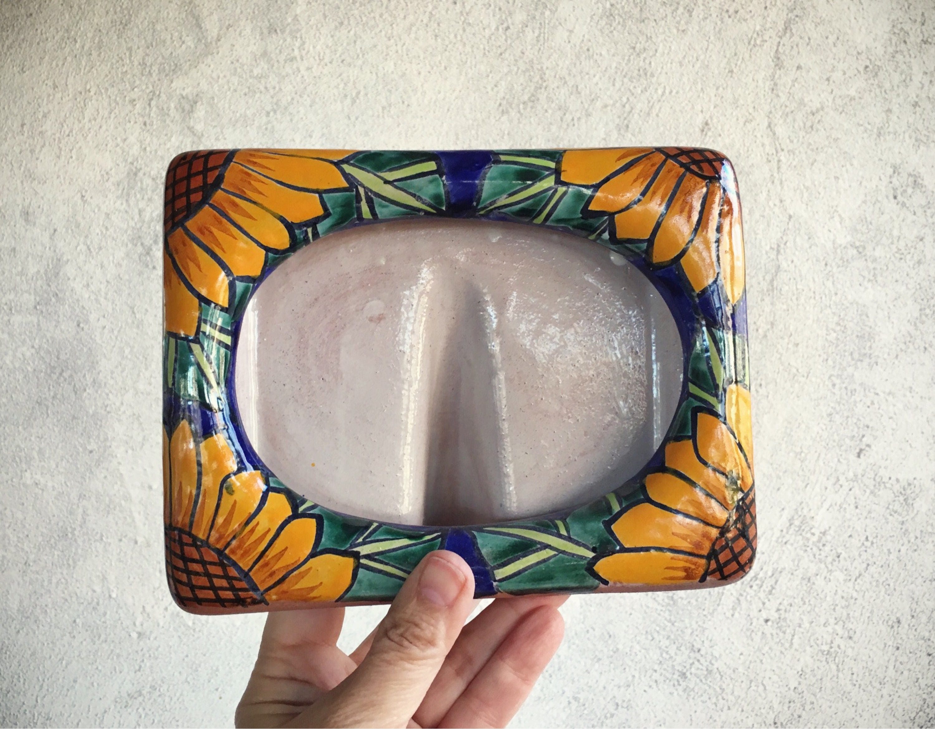 Vintage Mexican Talavera Picture Frames, Rustic Decor, Talavera Pottery ...