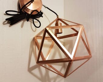 Copper pendant light | Etsy