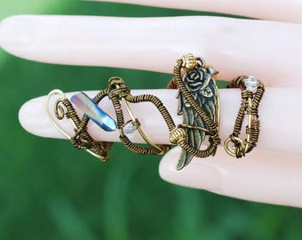 Full finger ring | Etsy