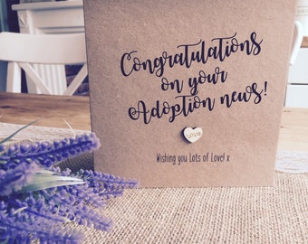 Adoption card | Etsy