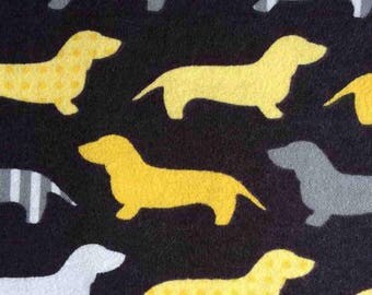 Weiner dog fabric | Etsy