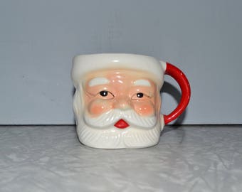 Vintage santa mugs | Etsy