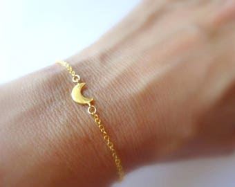 Moon bracelet | Etsy