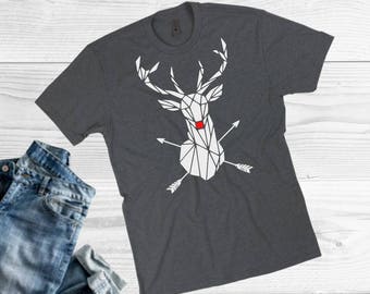 Deer head shirt | Etsy